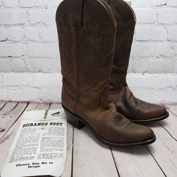 Durango | Shoes | Durango Leather Country Cowboy Boots | Poshmark